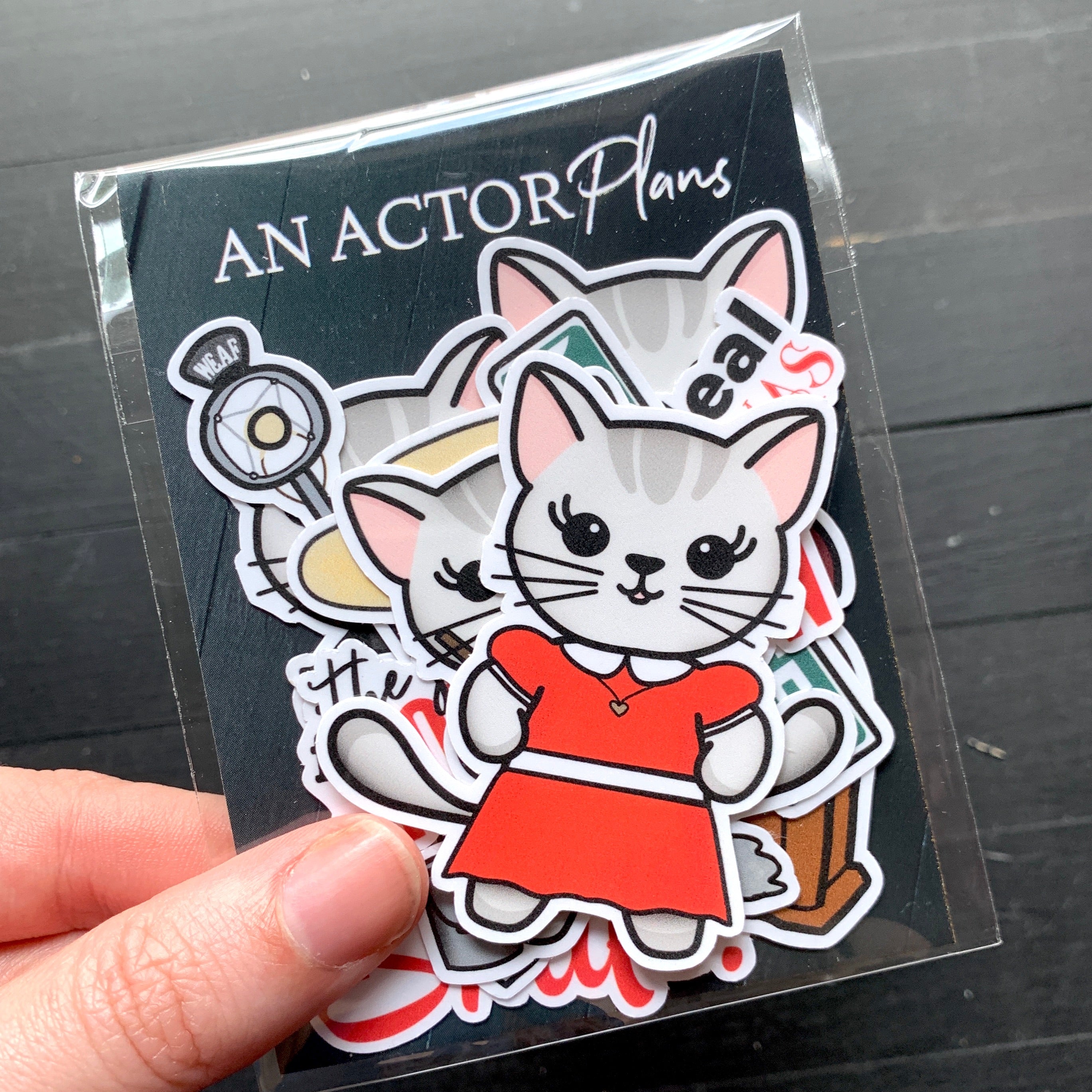 Little Orphan Mabel // Vinyl Sticker Pack – An Actor Plans