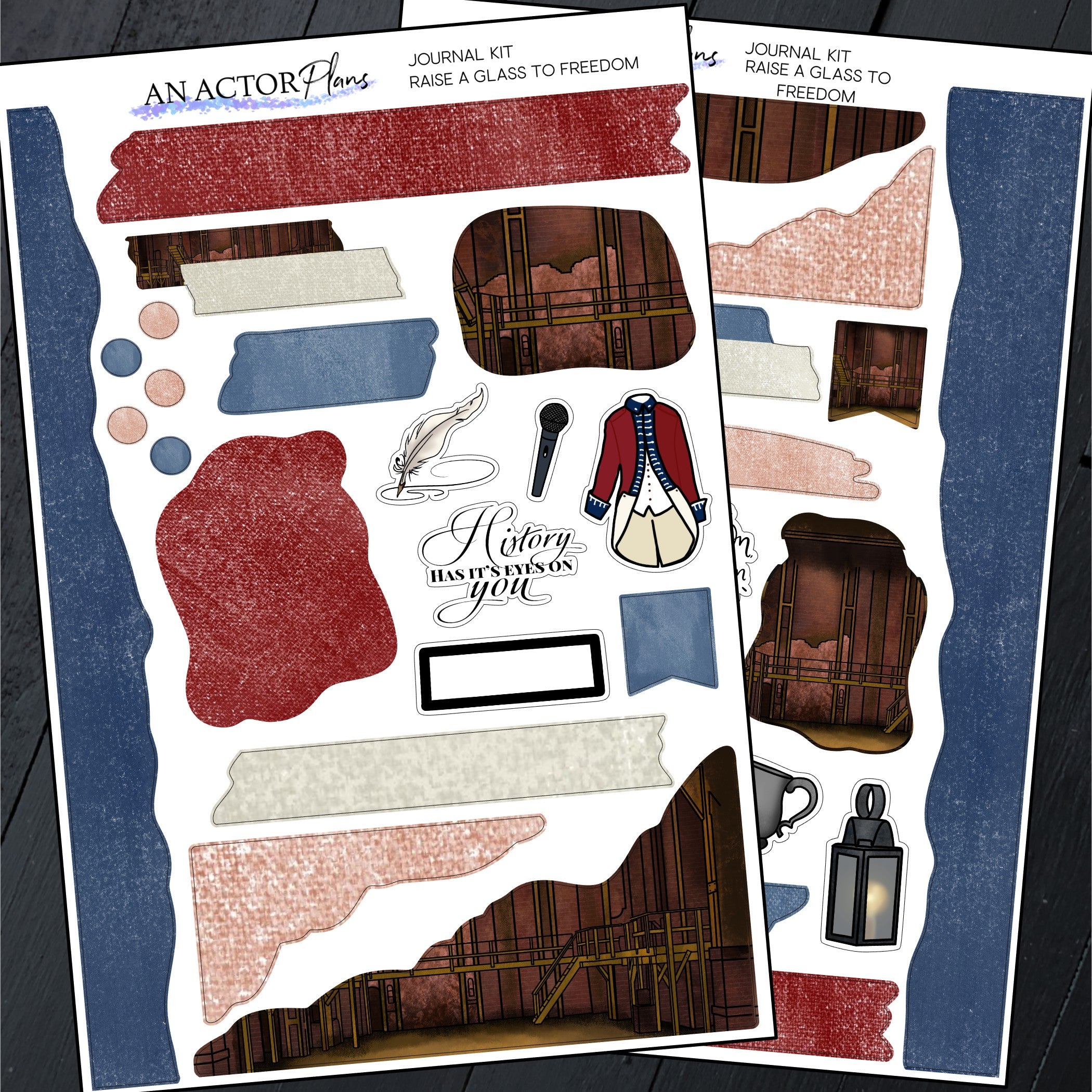 A Hamilton 4th // Journal Kit – An Actor Plans