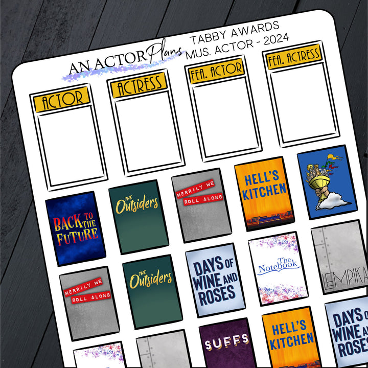 An Actor Plans - Theatrical Stationery Products