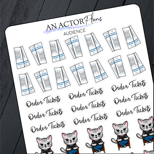 Items for Audience Members – An Actor Plans