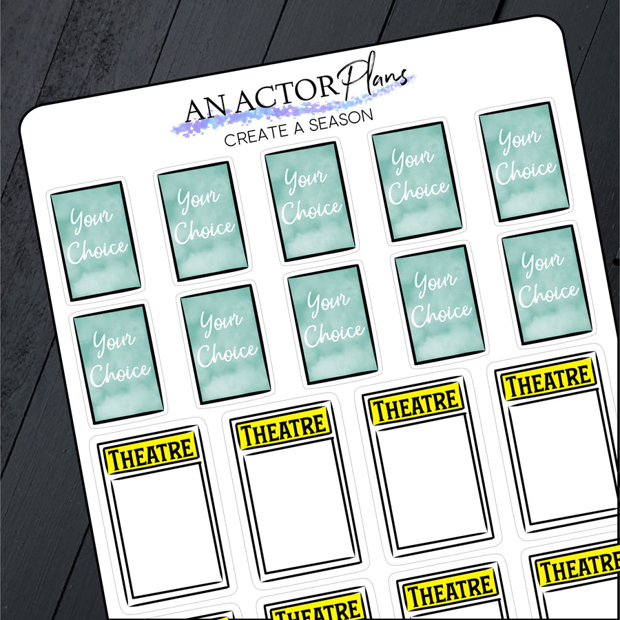 Items for Audience Members – An Actor Plans