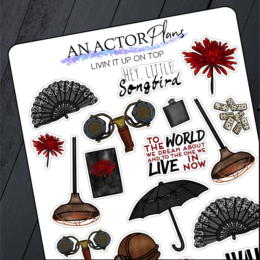 Onstage Doodles – An Actor Plans