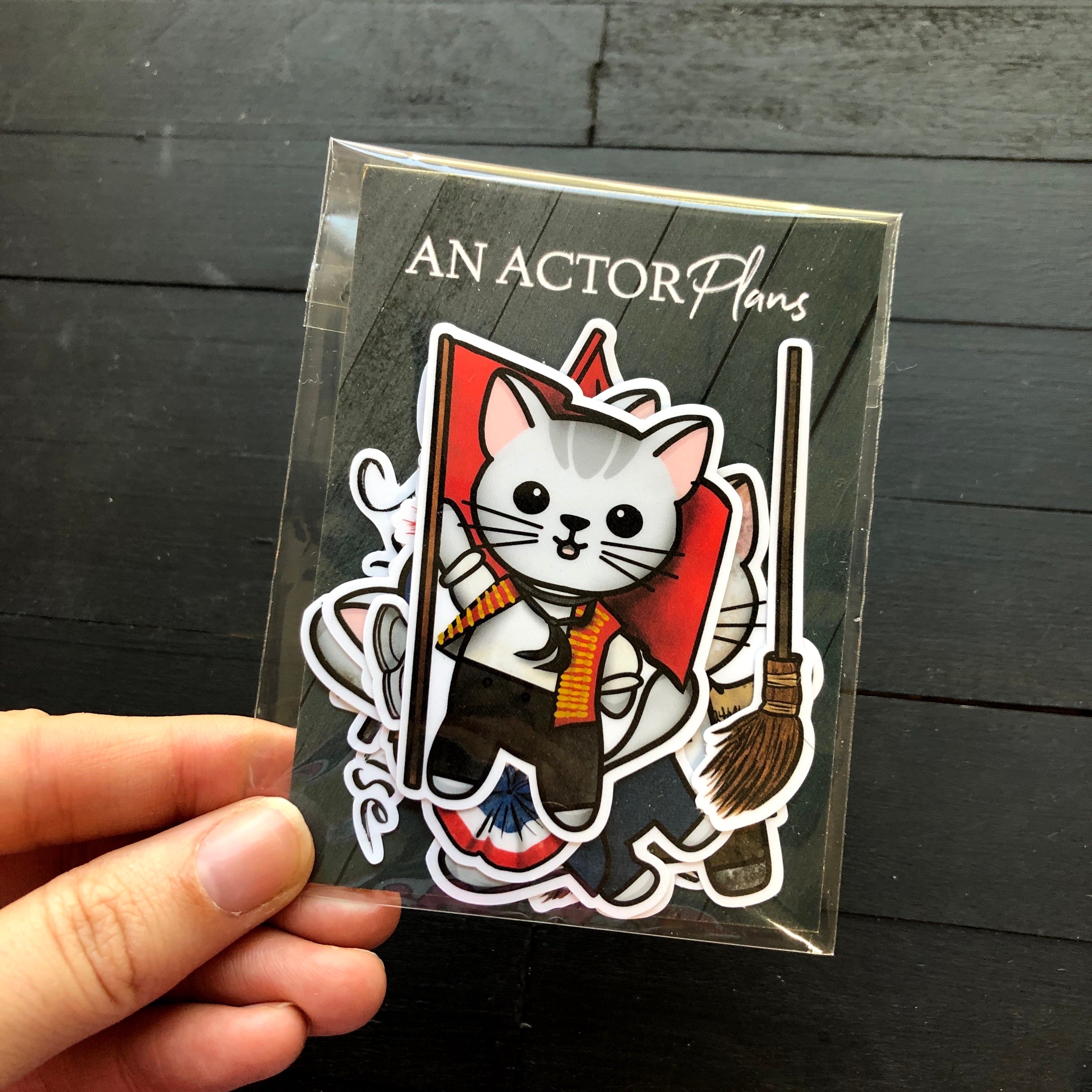 Les Miserclaws // Vinyl Sticker Pack – An Actor Plans