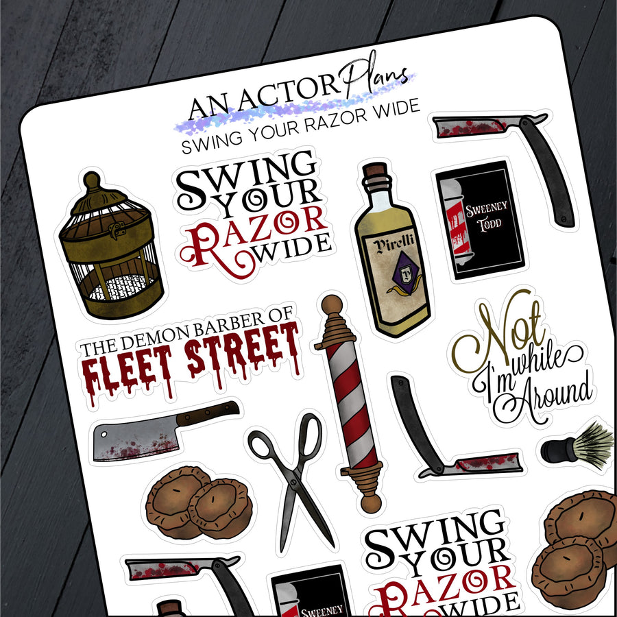 Onstage Doodles – An Actor Plans