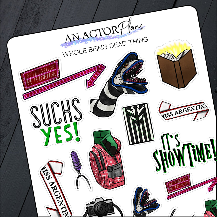 Onstage Doodles – An Actor Plans