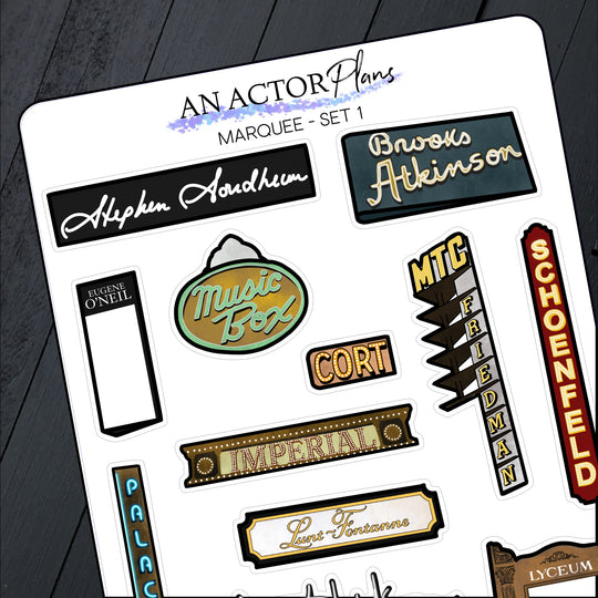 Items for Audience Members – An Actor Plans