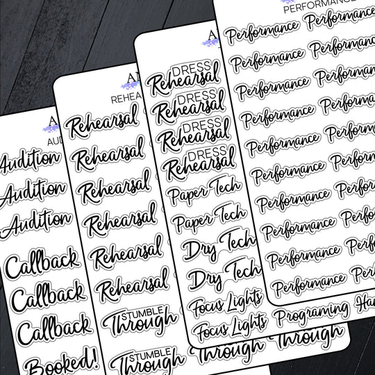 Casting – An Actor Plans